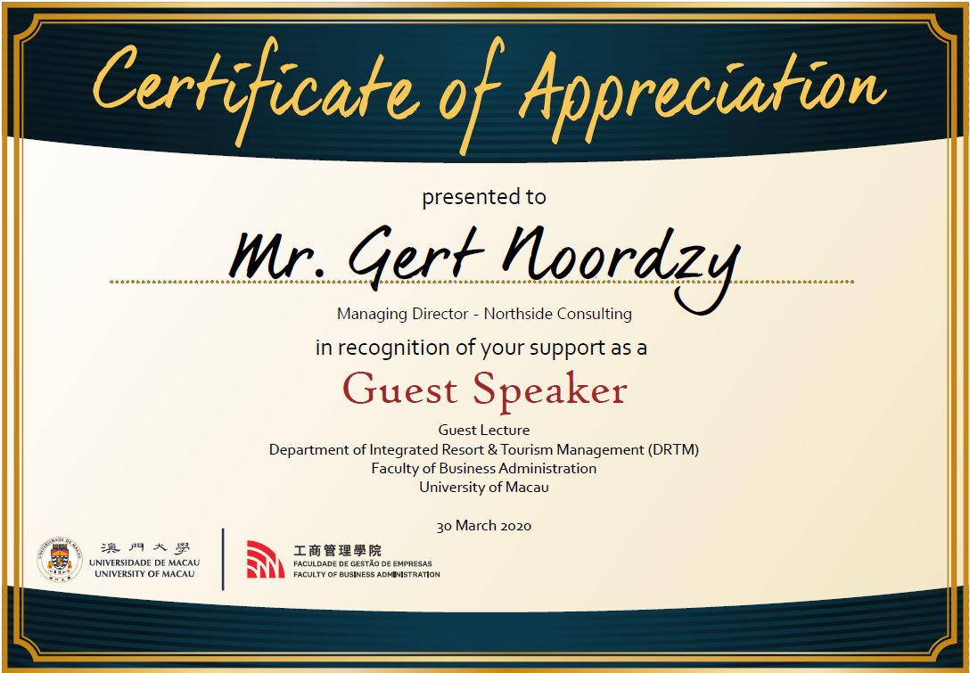 Certificate Of Appreciation For Speakers Sample