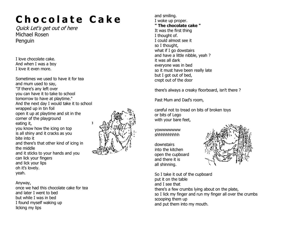 I Love Chocolate Poem