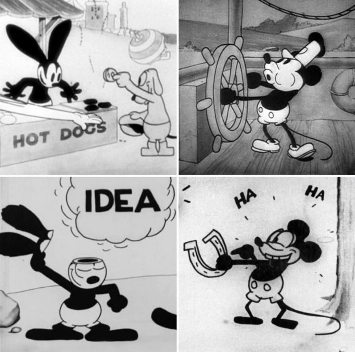 Oswald The Lucky Rabbit And Mickey Mouse Comics