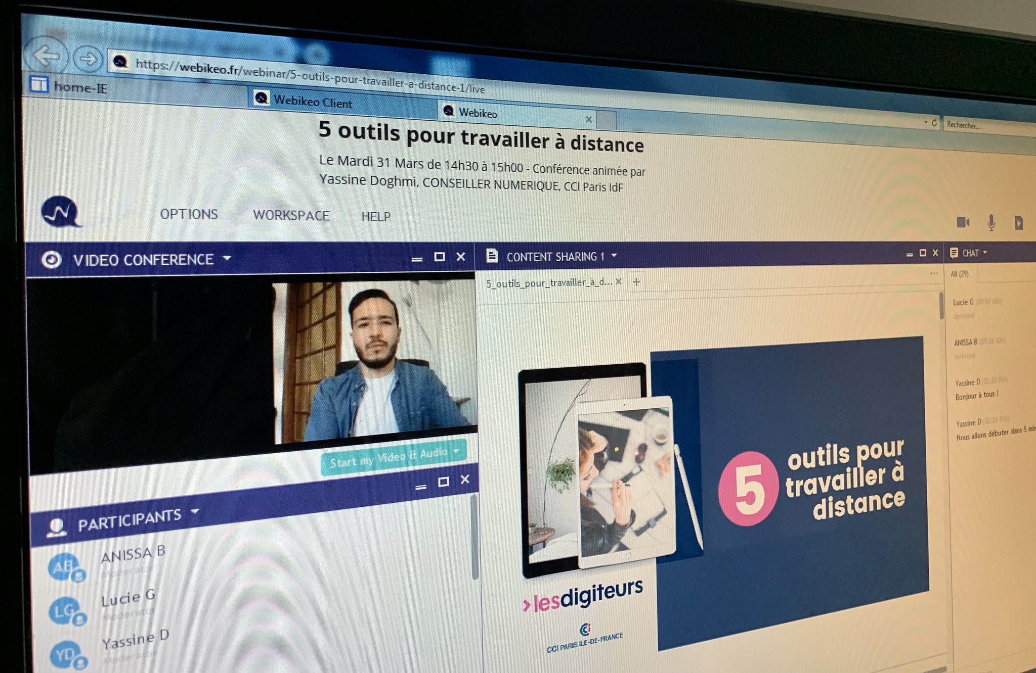 Les Digiteurs on Twitter: "[#endirect] Notre conseiller numérique Yassine DOGHMI, vous attend ...