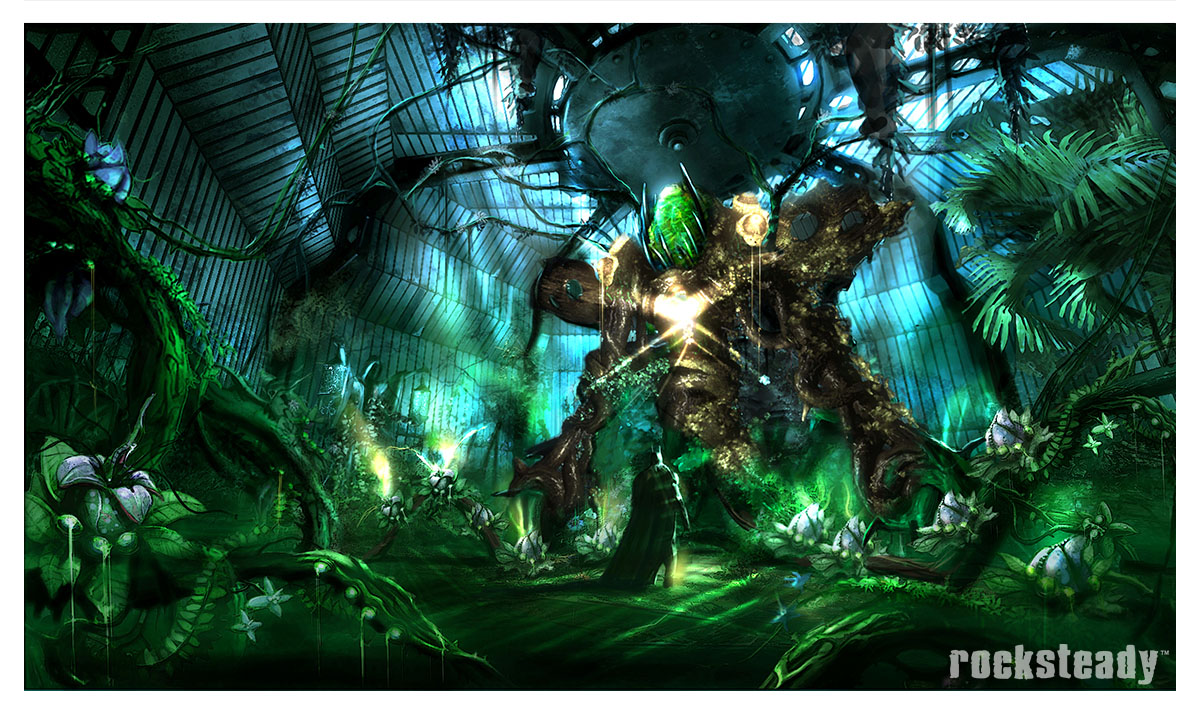 Poison Ivy Arkham Asylum Concept Art