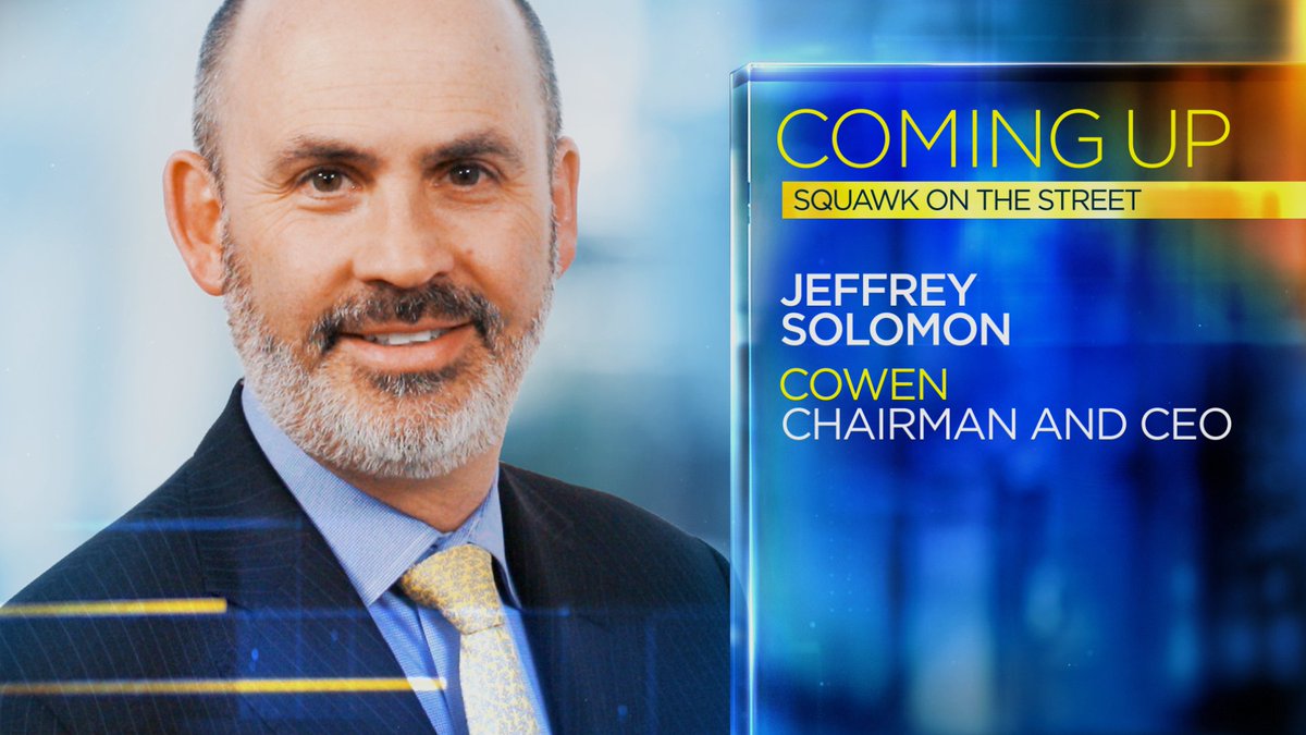 Don't miss our interview with Cowen CEO Jeff Solomon - discussing the ...