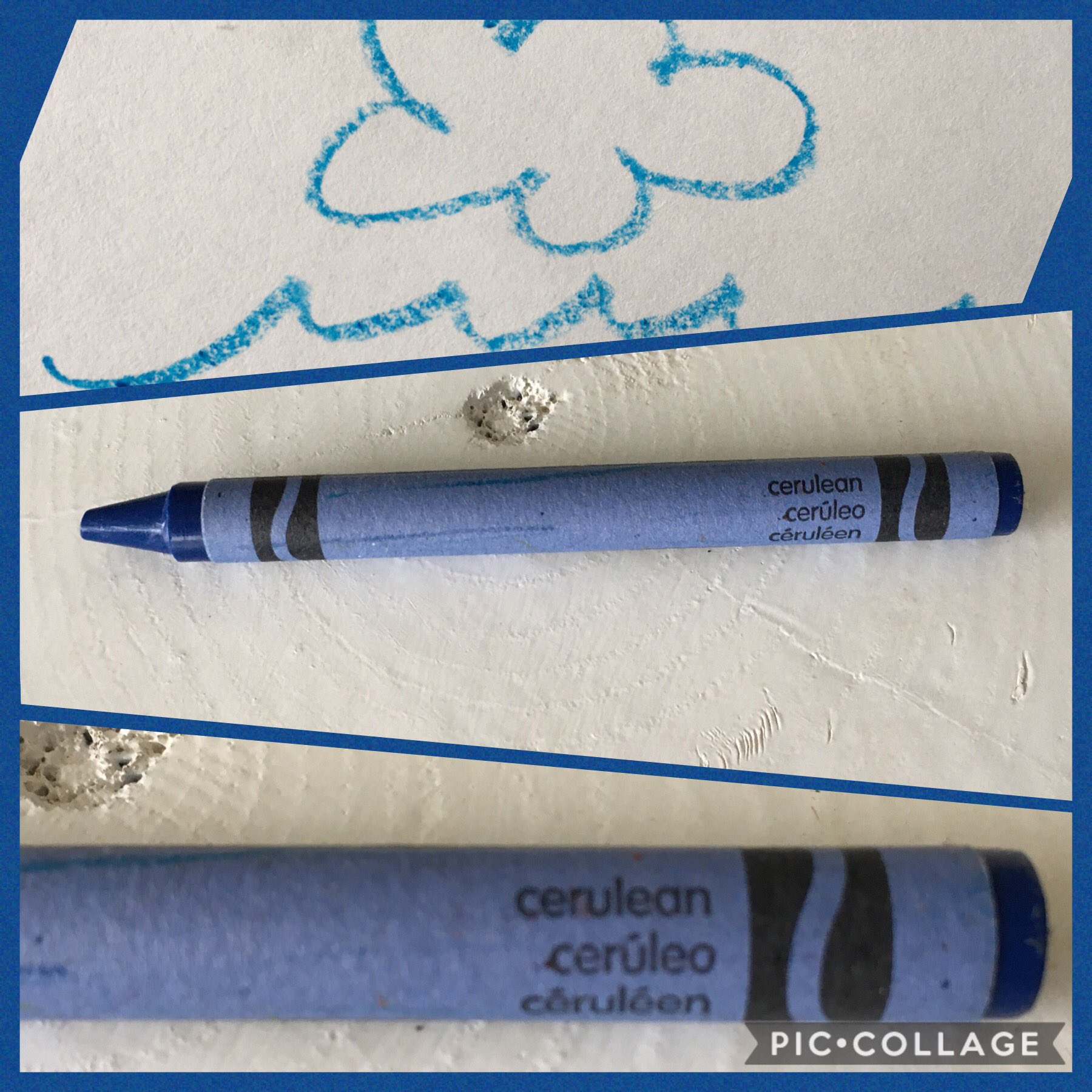 Cerulean Blue Crayon