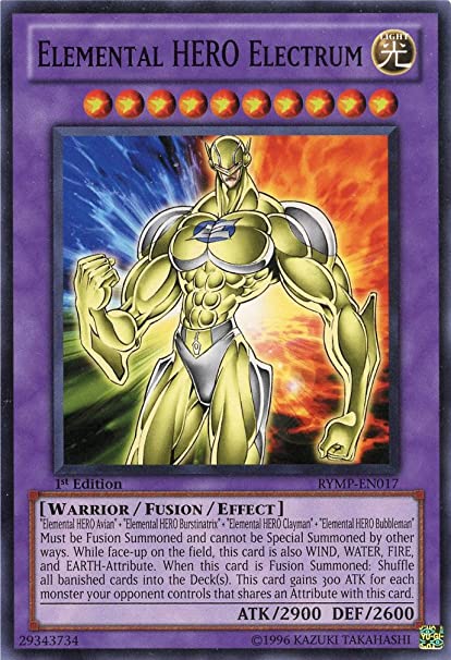 Elemental Hero Sparkman Fusions