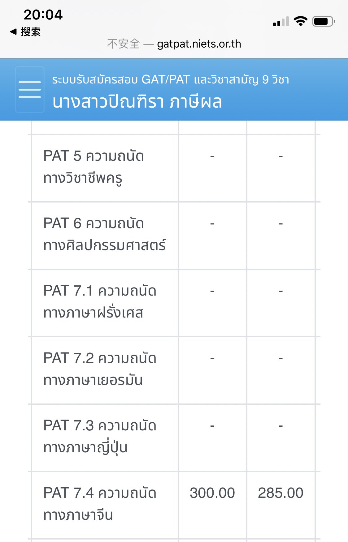 tutorp'tiean on Twitter: "แพทจีน 285 ค่า (95/100) #patจีน #pat74 #Pat74 #PATจีน #dek63 #dek64 # ...