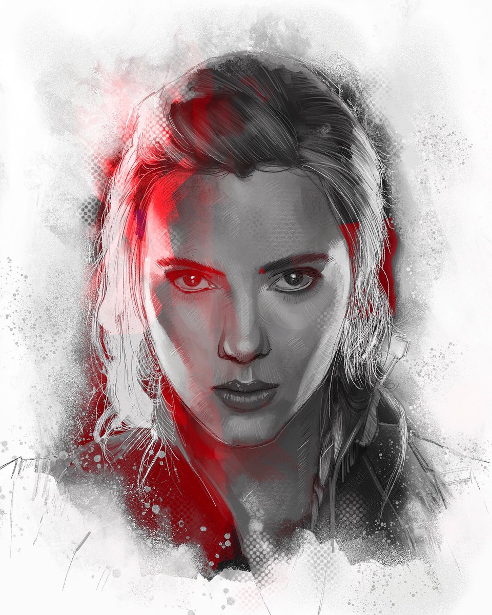 Black Widow Avengers Drawing