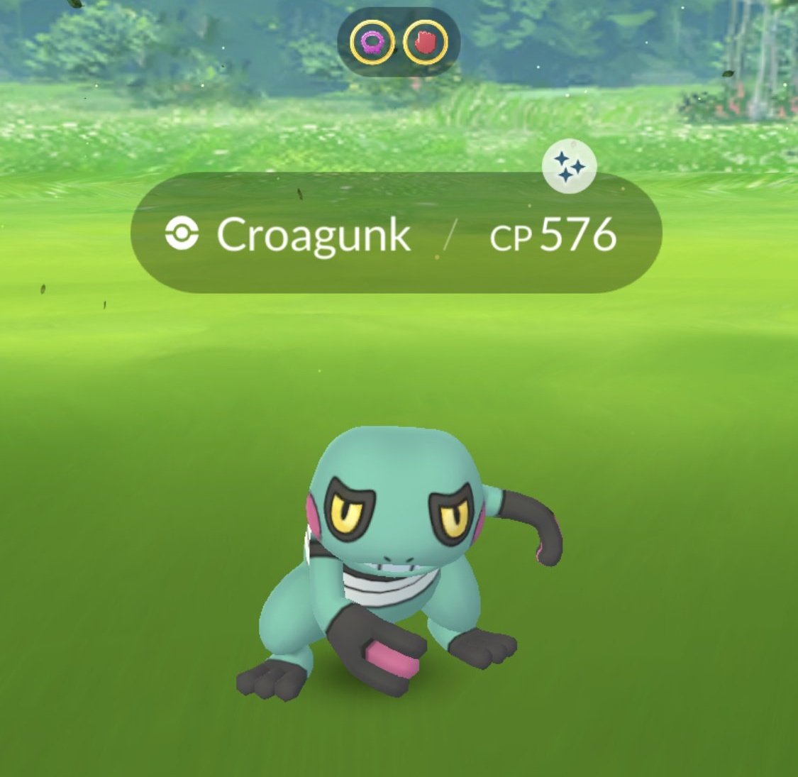 Shiny Croagunk Pokemon X