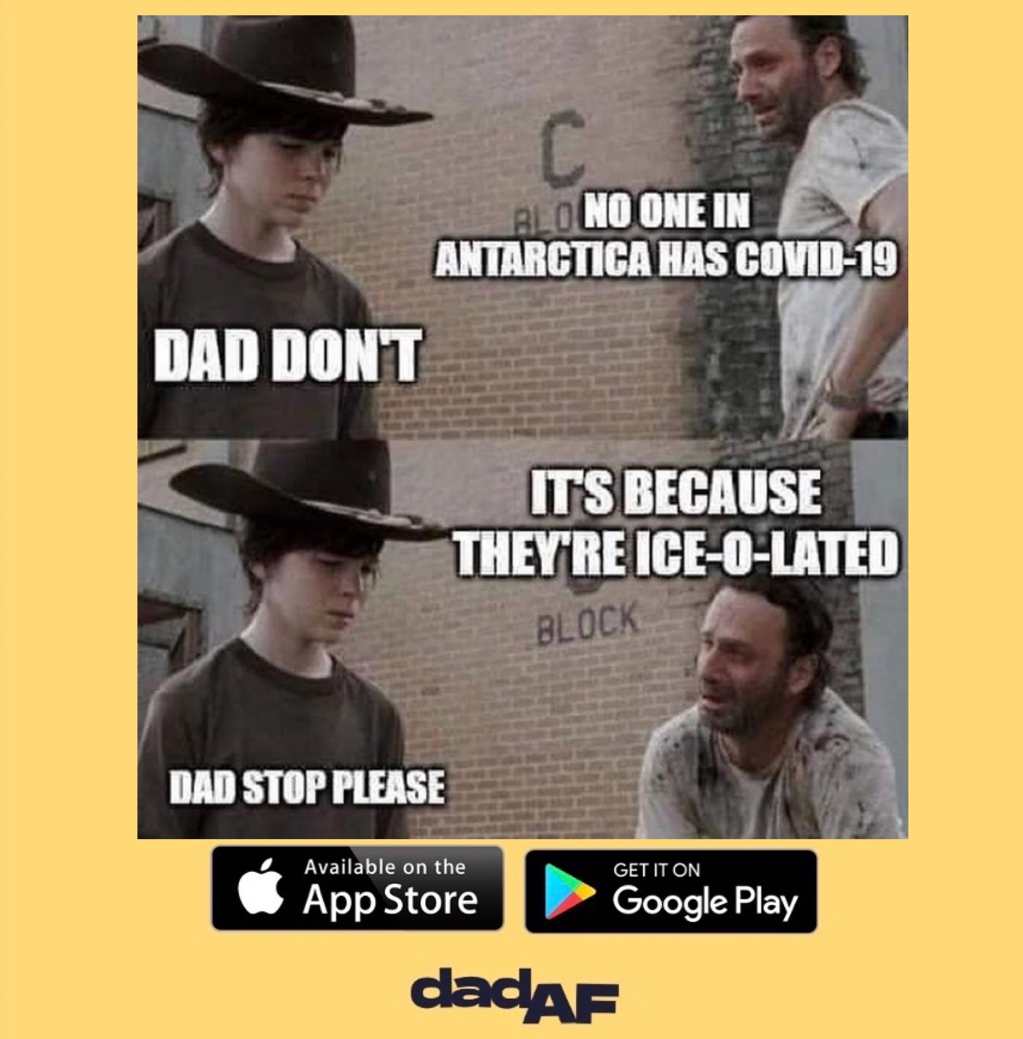 Walking Dead Meme Carl And Rick Dad Jokes