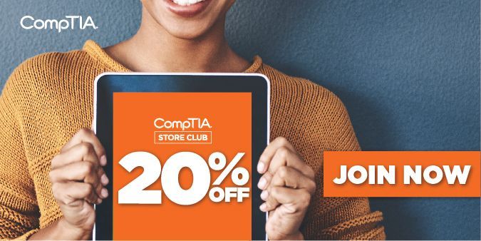 CompTIA on Twitter: "CompTIA Store Club members receive an extra 20% off all consumer products ...