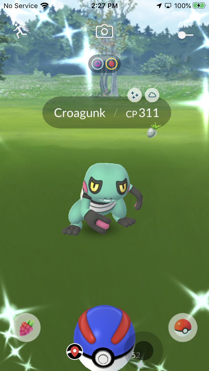 Shiny Croagunk Pokemon X