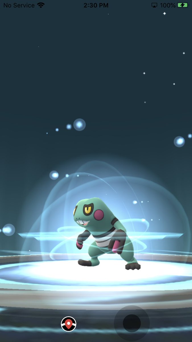 Shiny Croagunk Pokemon X