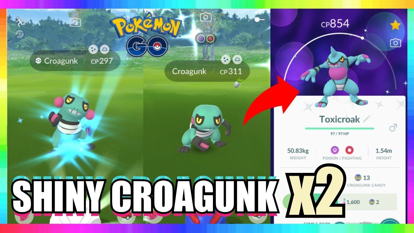 Croagunk Evolution