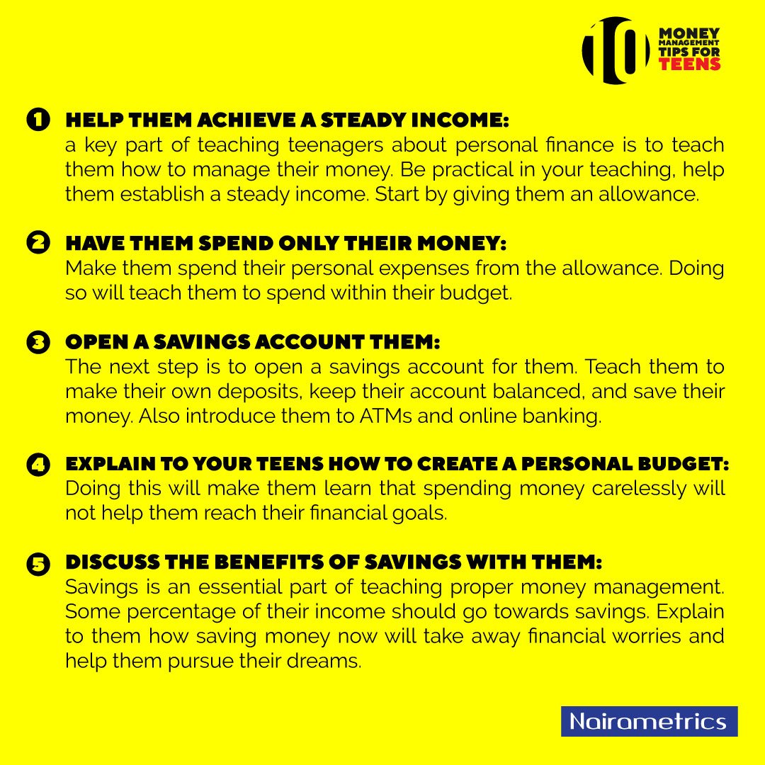 Financial Advice For Teens