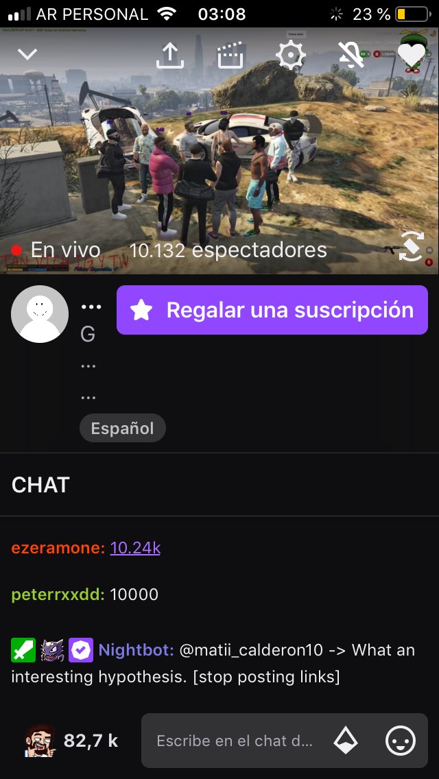 Nachø🌪 on Twitter: "Que lindo stream que metiste hoy @tan_vich llegamos a ser 10k a las 3 de la ...