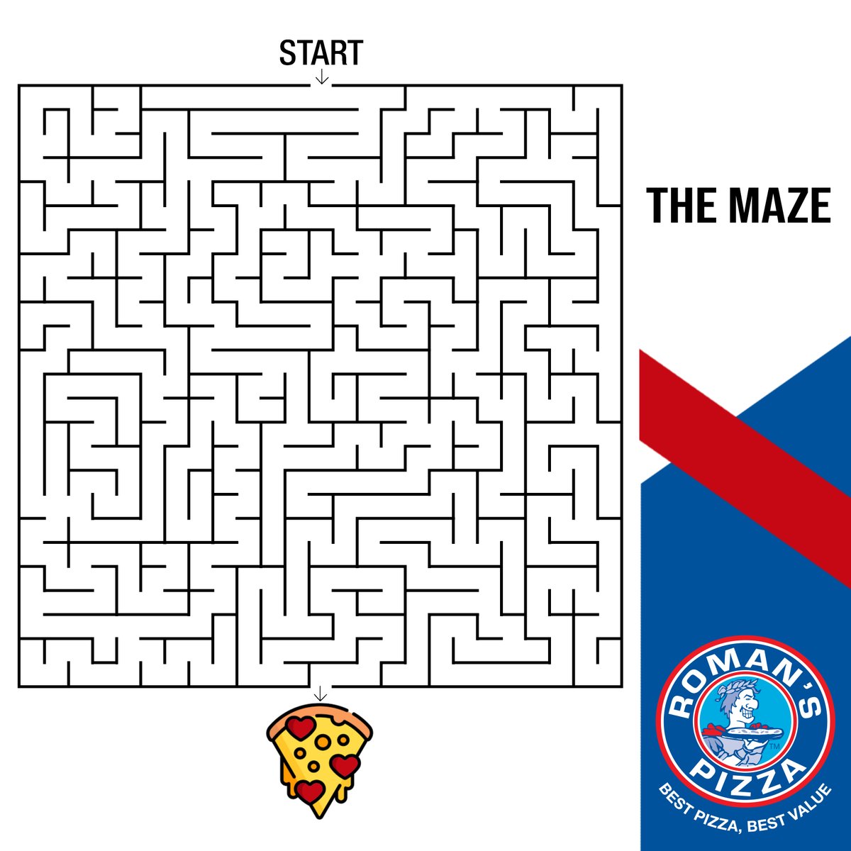 Pizza Mazes For Kids