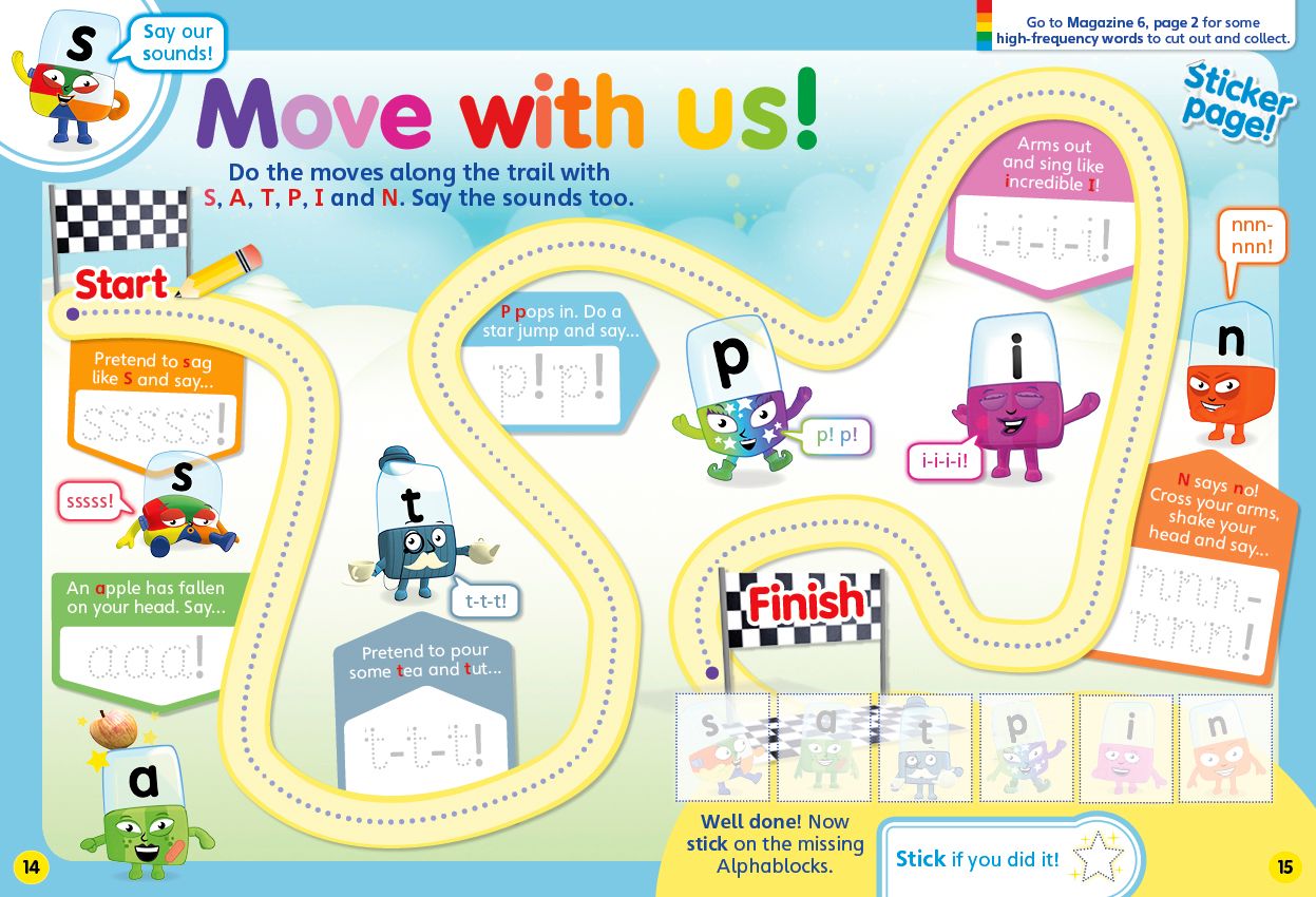 Alphablocks on Twitter: "Here is a page from our reading programme ...