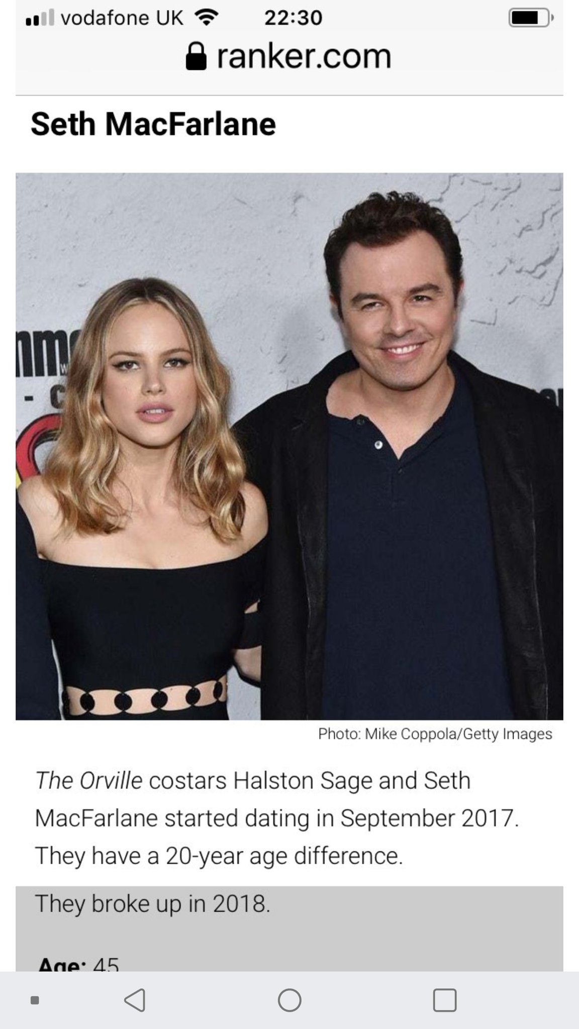 Seth Macfarlane Boyfriend