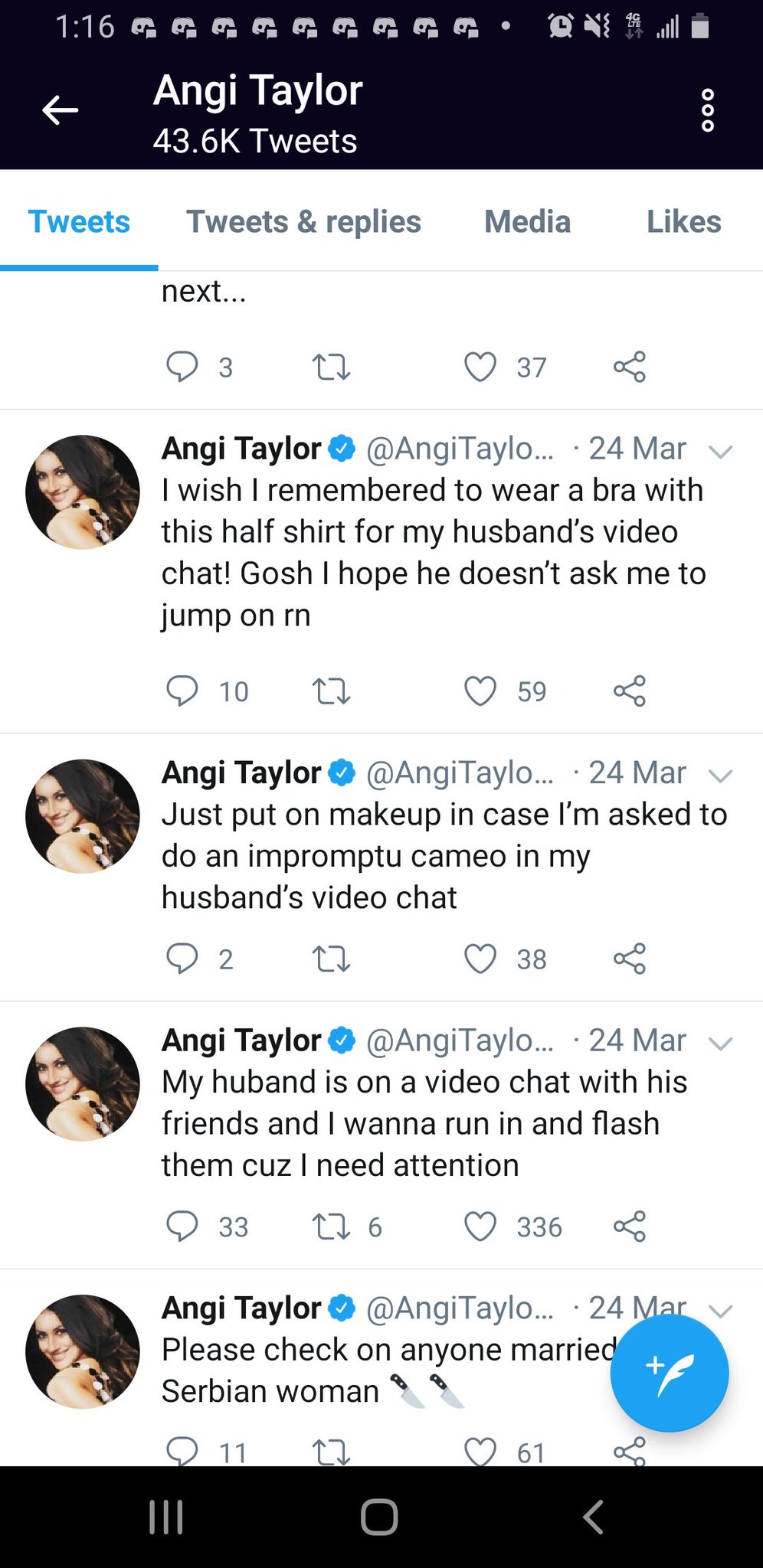 E M M A on Twitter: "@dannygonzalez I took a peek at her twitter for funsies and saw this wild ...