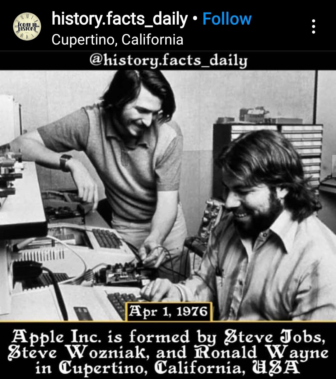 Ronald Wayne And Steve Jobs