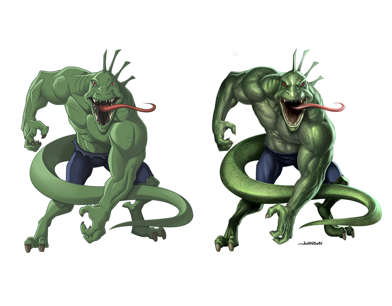 Ultimate Spider Man Lizard