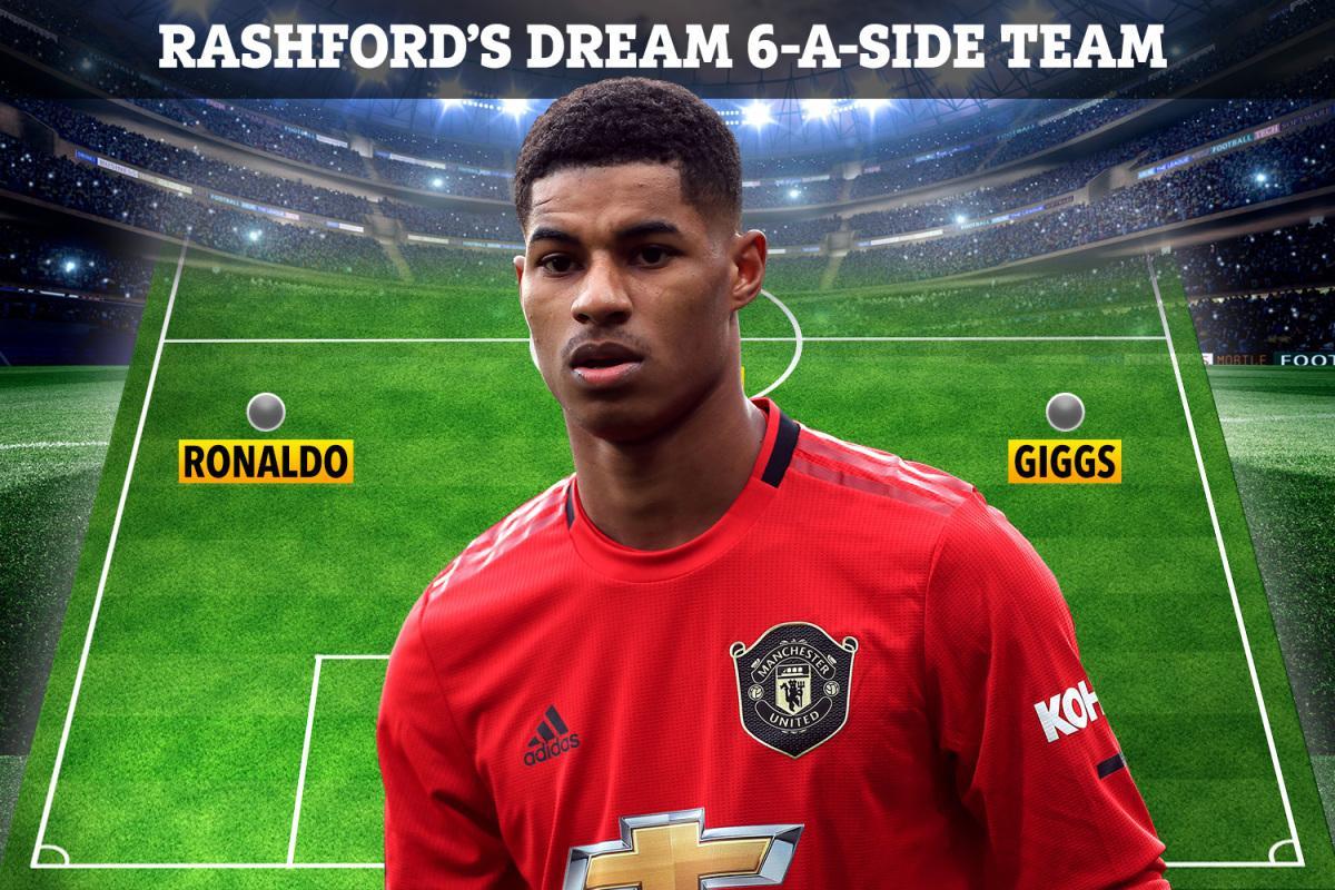 Marcus Rashford picks his dream six-a-side Man United team | The Sun ...