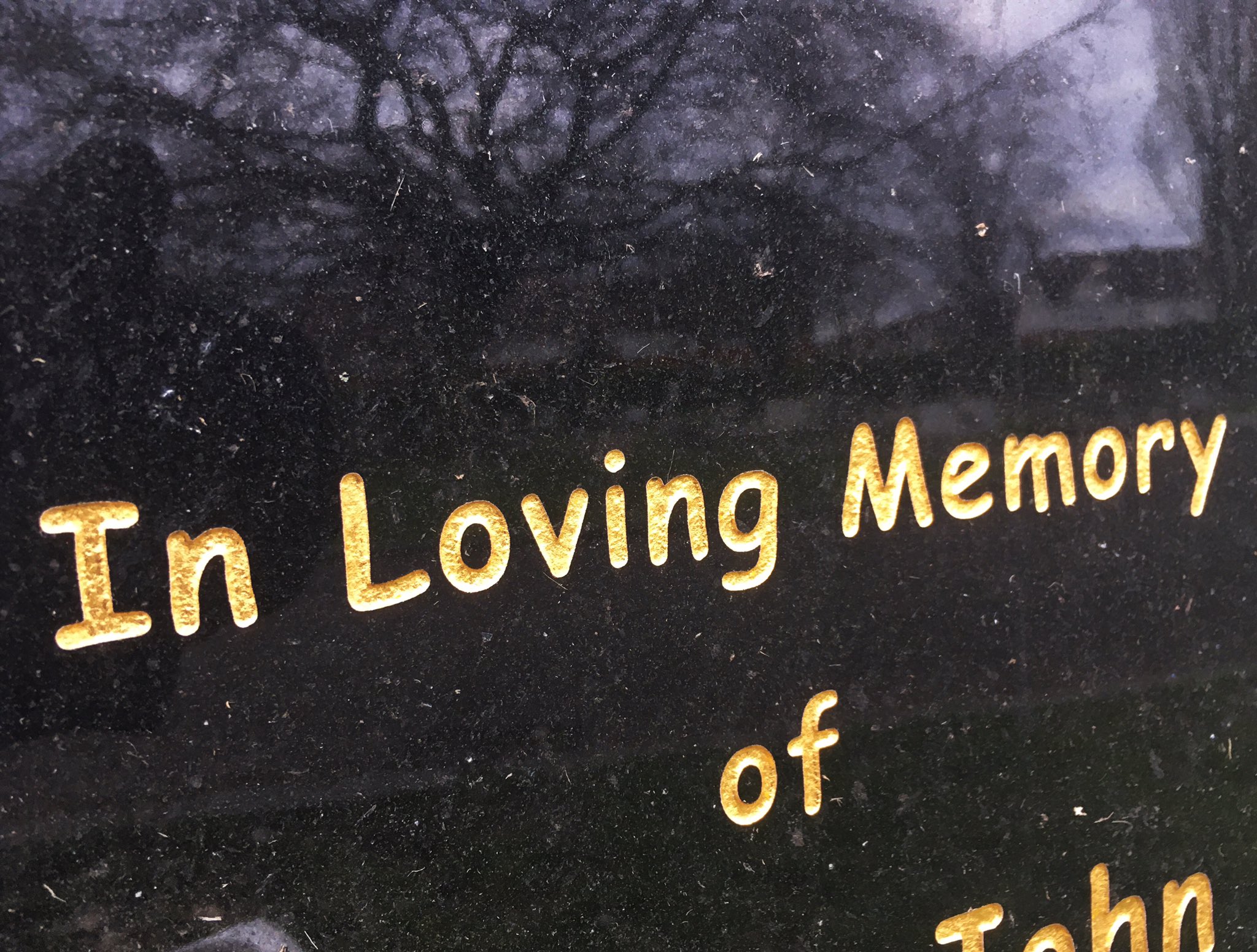 Engrave Tombstone In Comic Sans