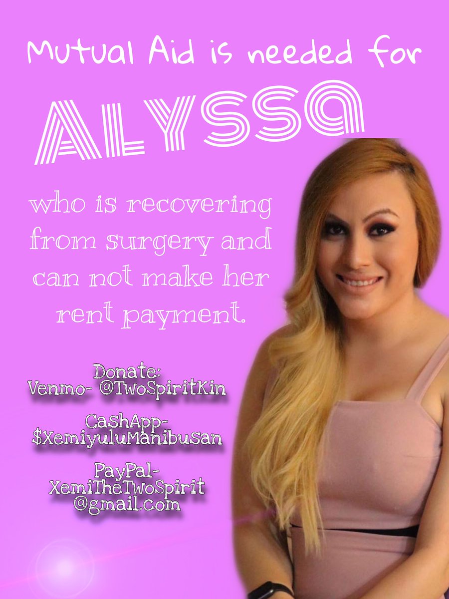 Black & Indigenous Transgender Safehaus on Twitter: "Alyssa, a trans woman of color in our ...