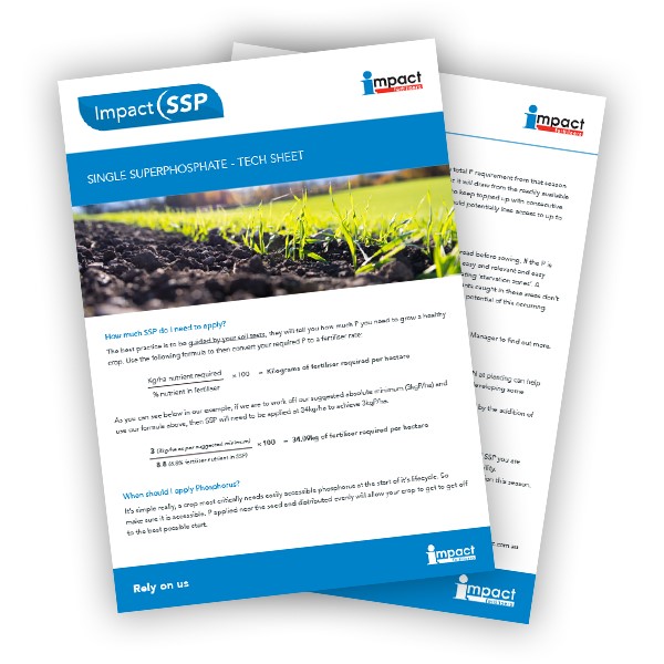 Impact Fertilisers | Rely on us