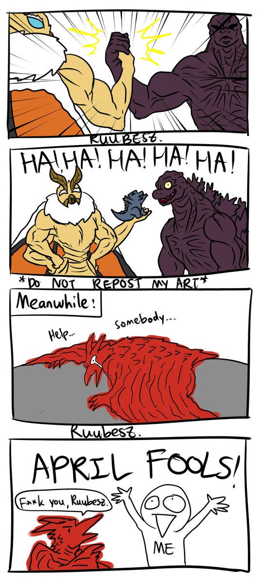 「Remember to wash your hands!! #Godzilla #coronavirus #COVID1」Ruubesz ...