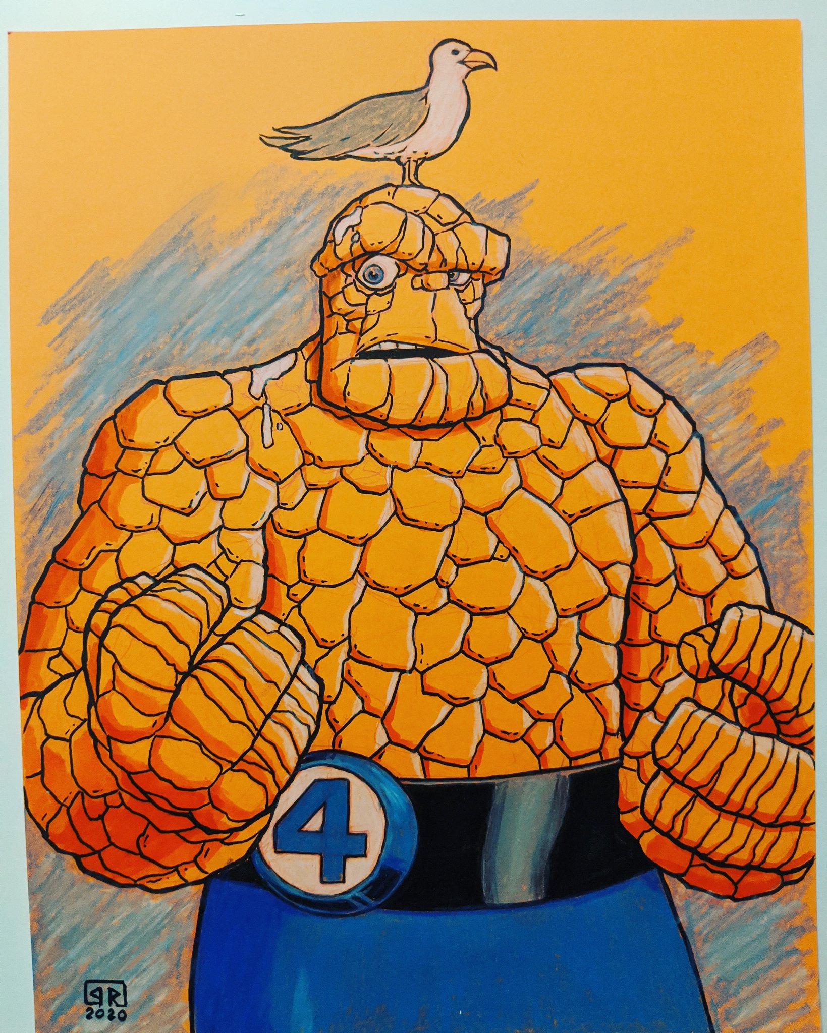 The Thing Fantastic Four Drawing