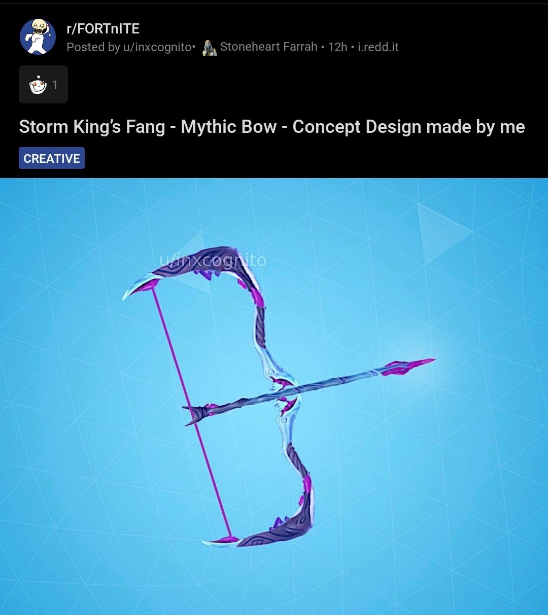 AR 60 | FortOfFans on Twitter: "An other piece of content the mythic StormBow 😅 https://t.co ...