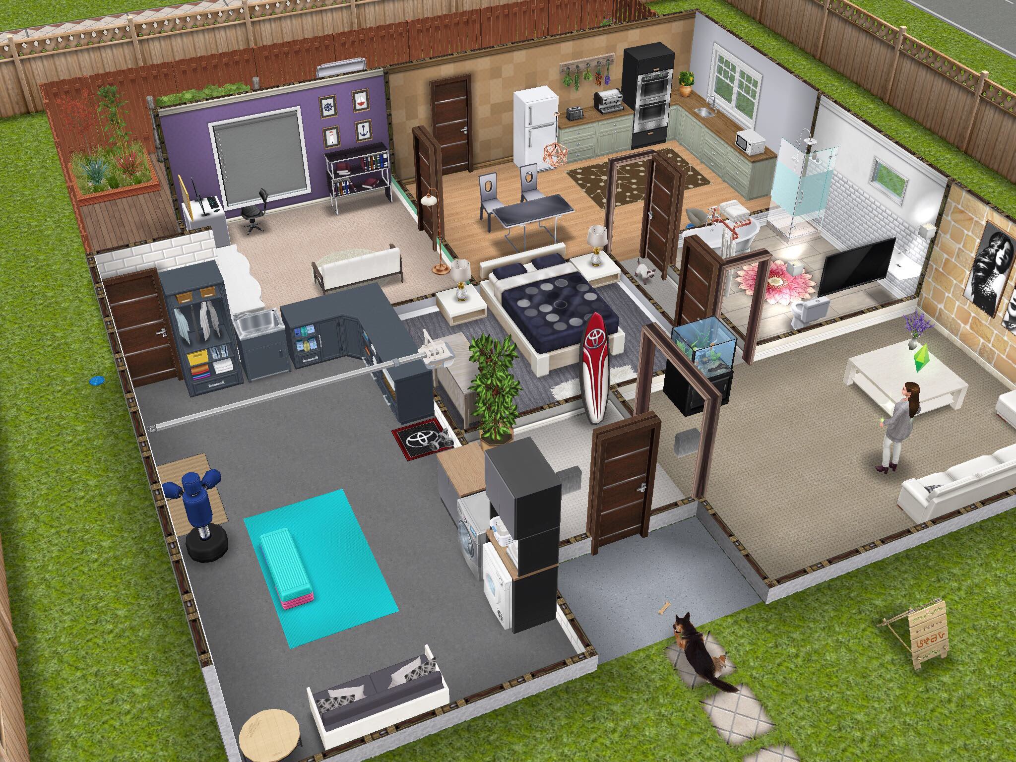 Sims 3 Pets House Ideas