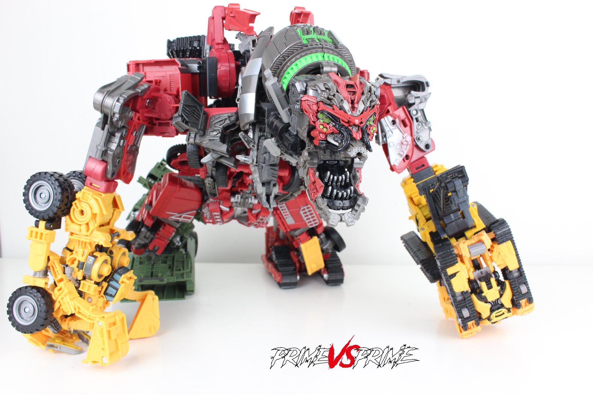 Transformers 2 Devastator Transforming