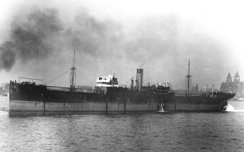 120 miles north of Murmansk, British merchant ship SS Induna has been ...