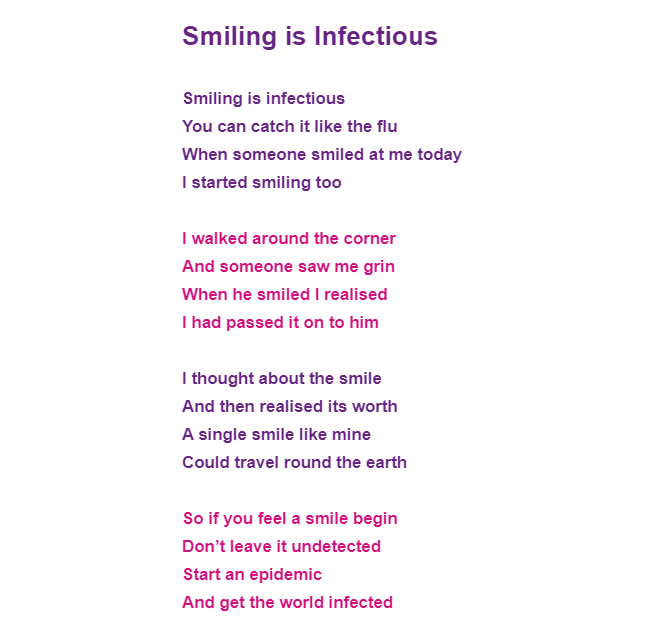 Keep Smiling Poem By Spike Milligan
