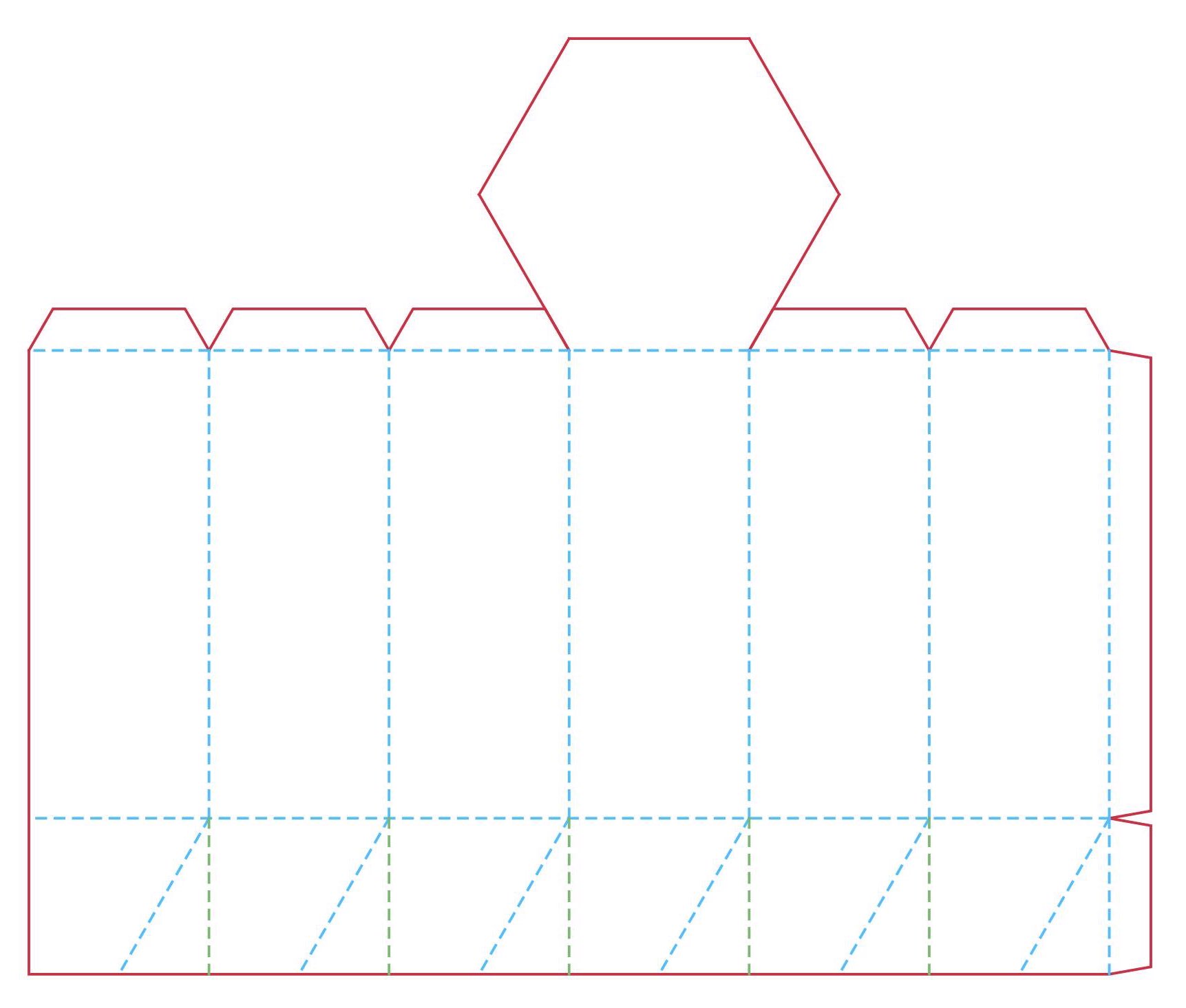 Pentagon Box Template