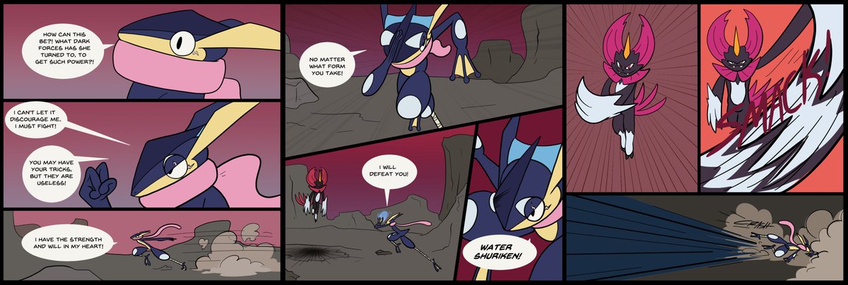 「Greninja Warrior, part 3 」Amaの漫画