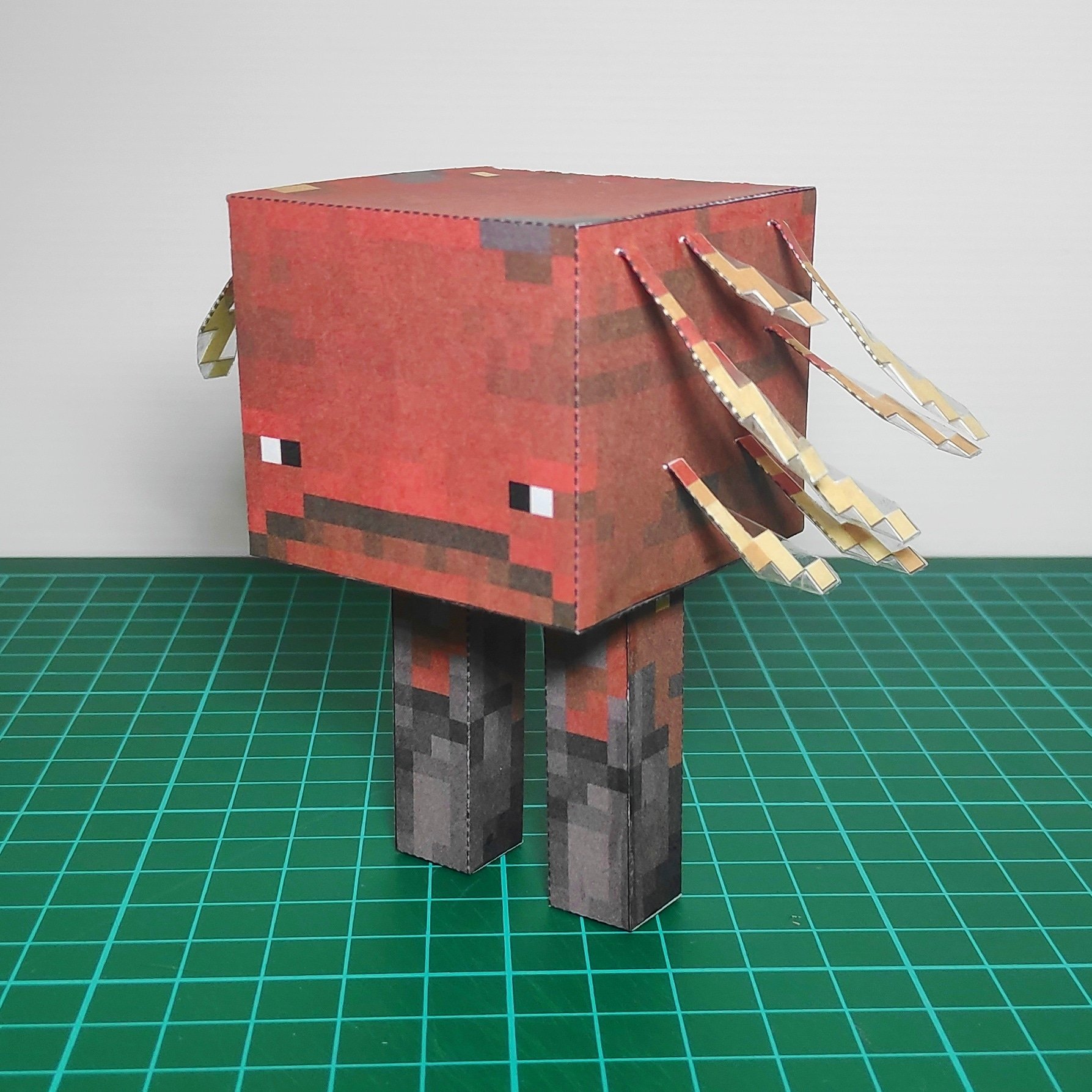 Minecraft Papercraft Nether Mobs
