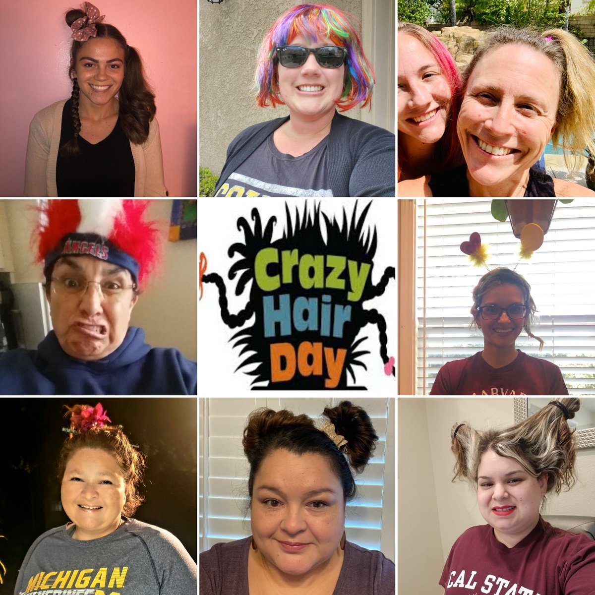 Crazy Hair Day Poster