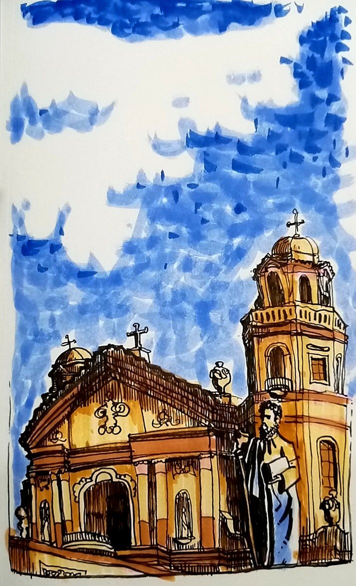 Quiapo Church Sketch