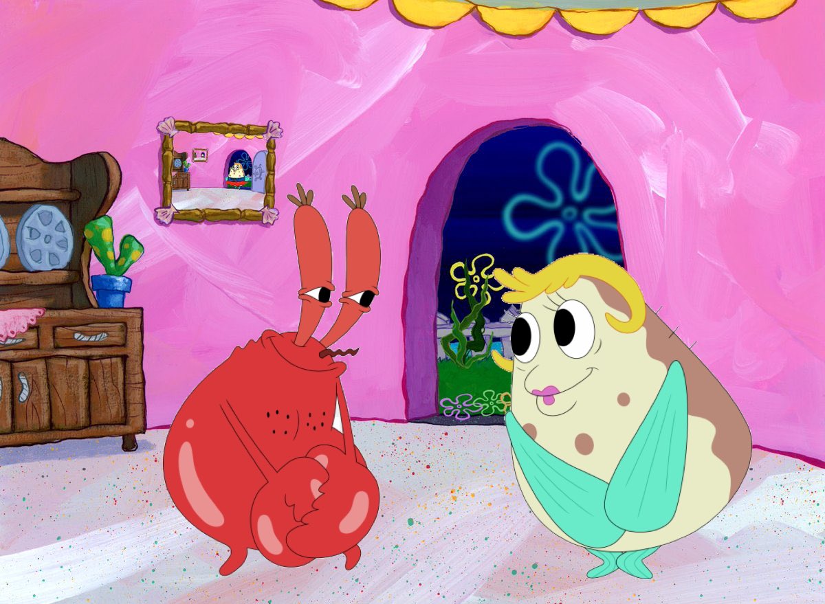 Mr Krabs And Mrs Puff