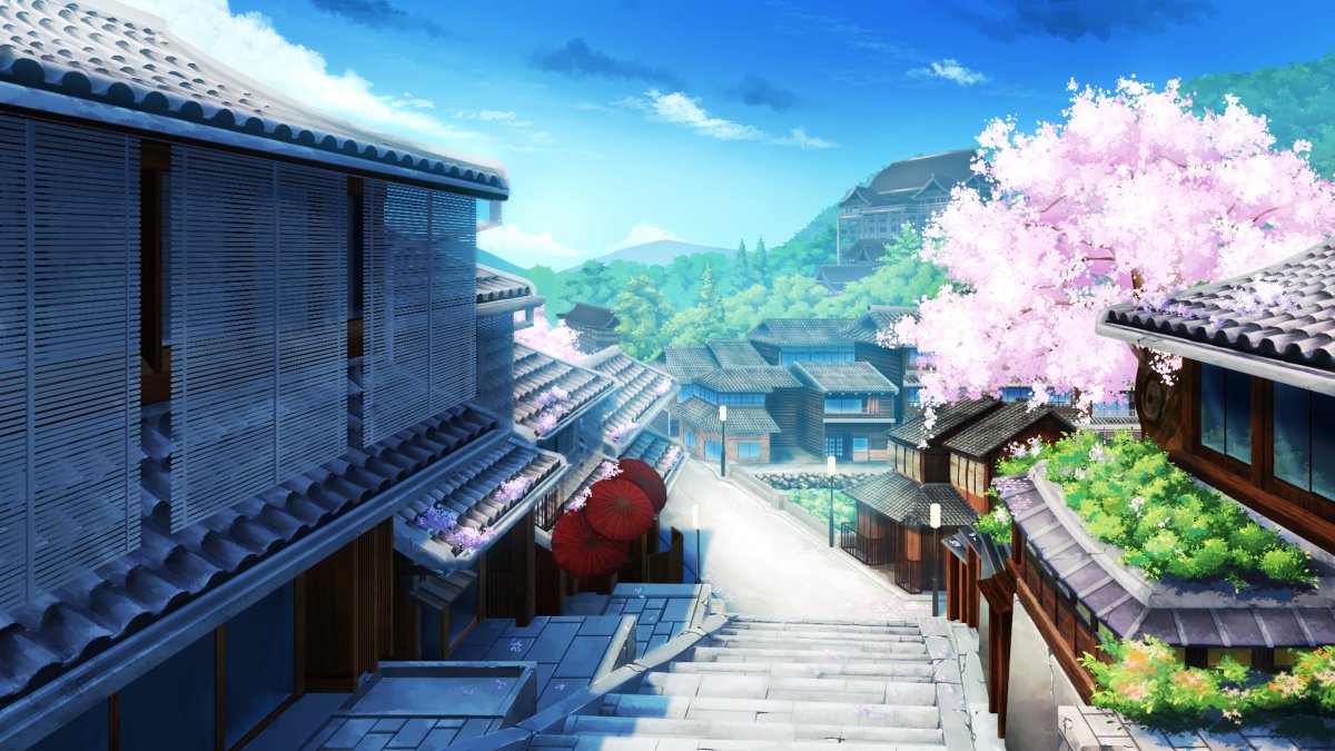 Japanese Anime Scenery Wallpaper