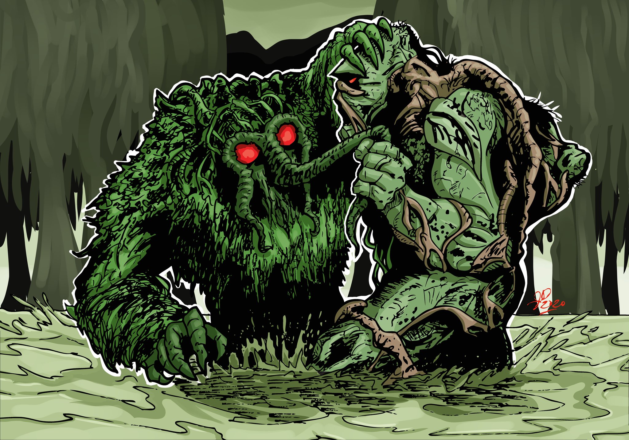 Man Thing Vs Hulk