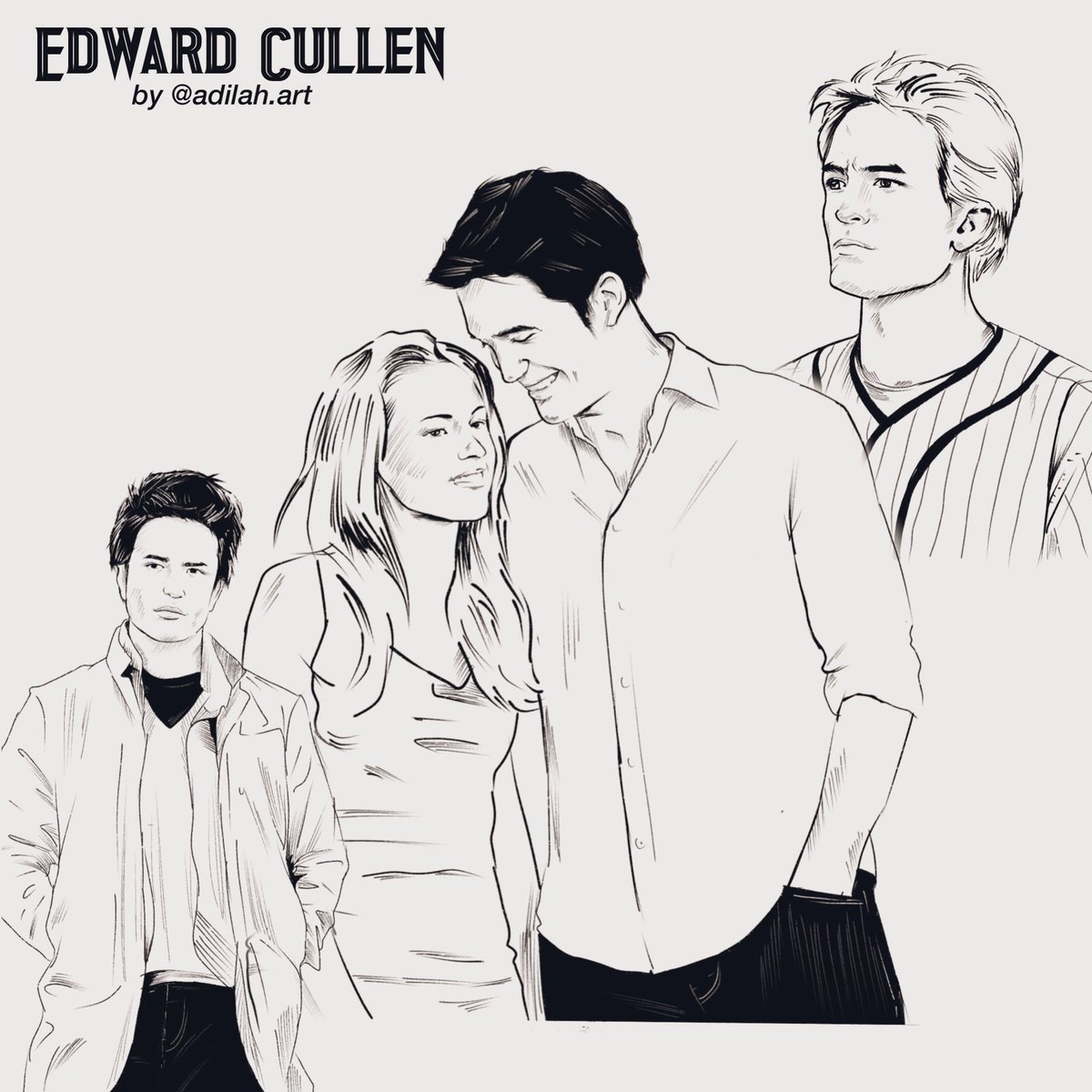 Edward Cullen Coloring Pages