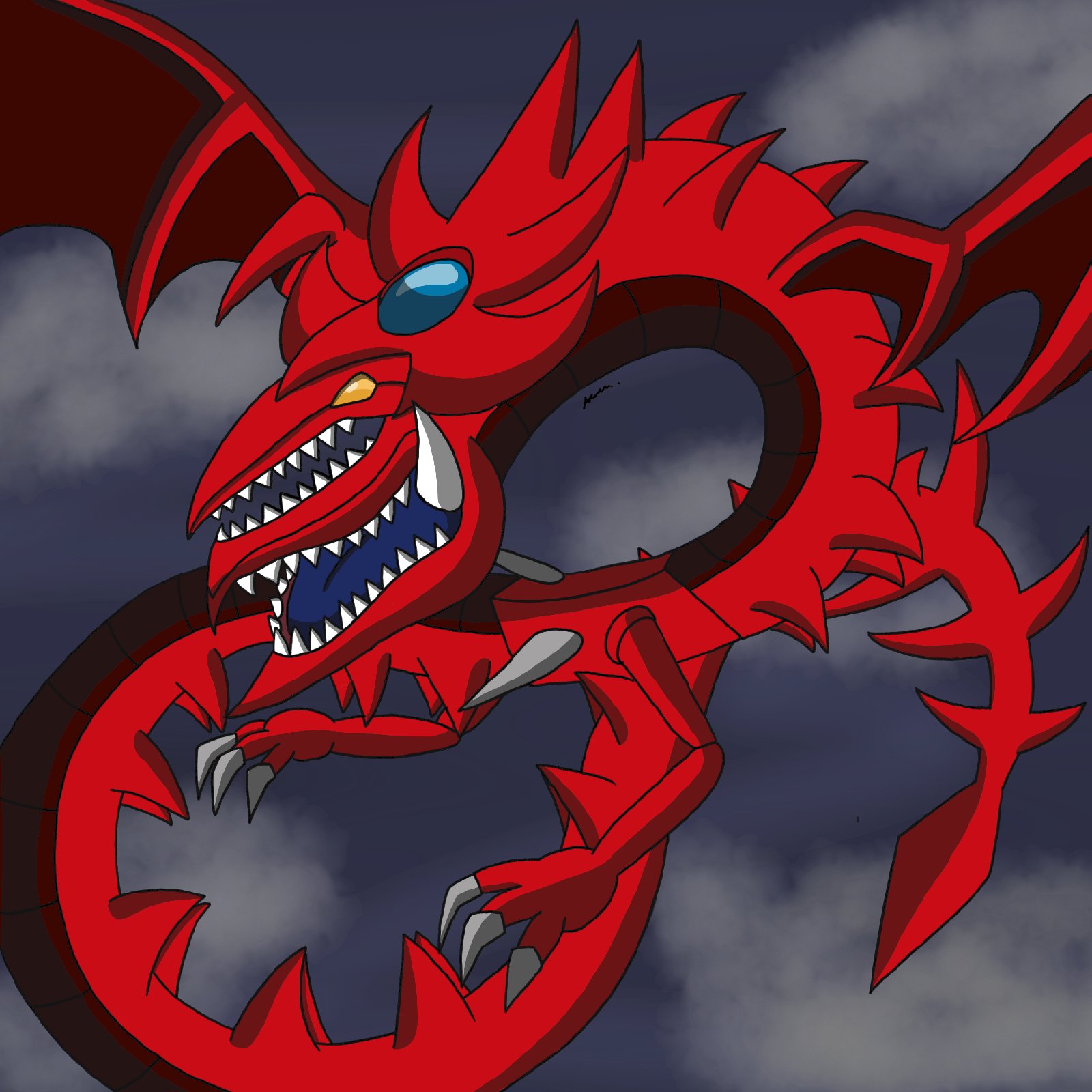 Slifer The Sky Dragon Drawing