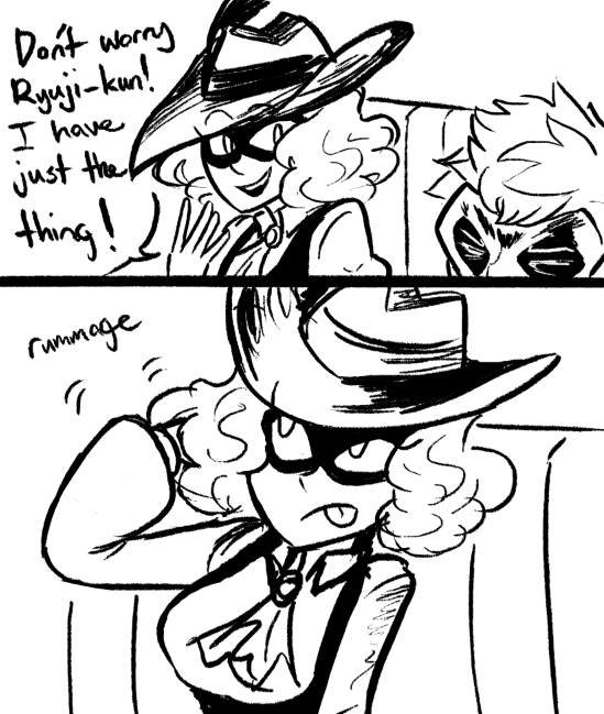 「Small break from P5R for a lil AU and OG thing donte be dam ...