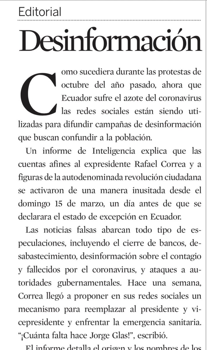 EL EDITORIAL