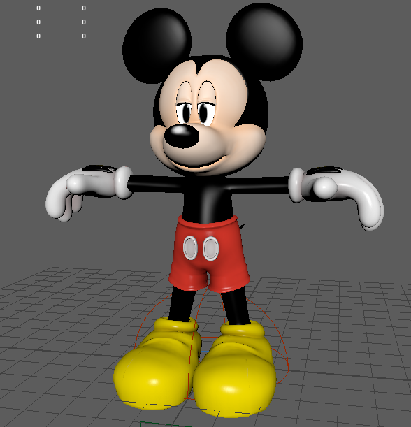 Mickey Mouse 3d Png