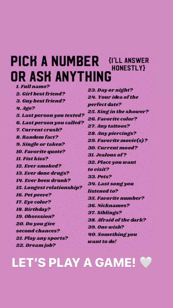 Pick A Number And Ill Answer The Question