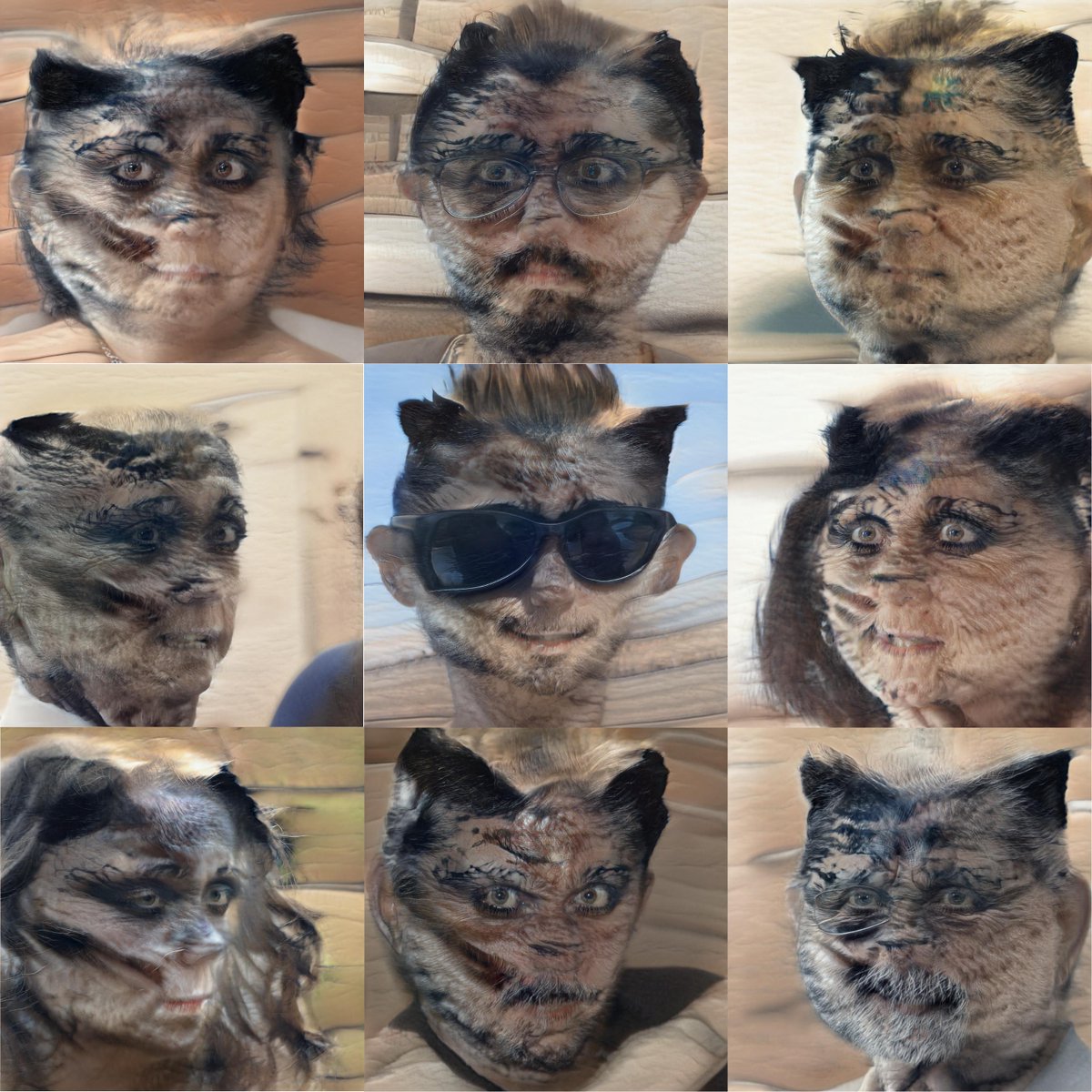 Cats With Human Faces